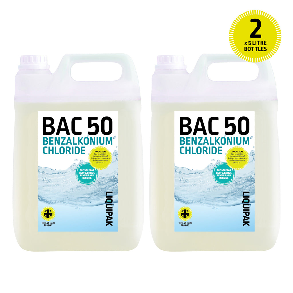 Bac 50 | Benzalkonium Chloride Concentrated Biocide | Removes Algae ...