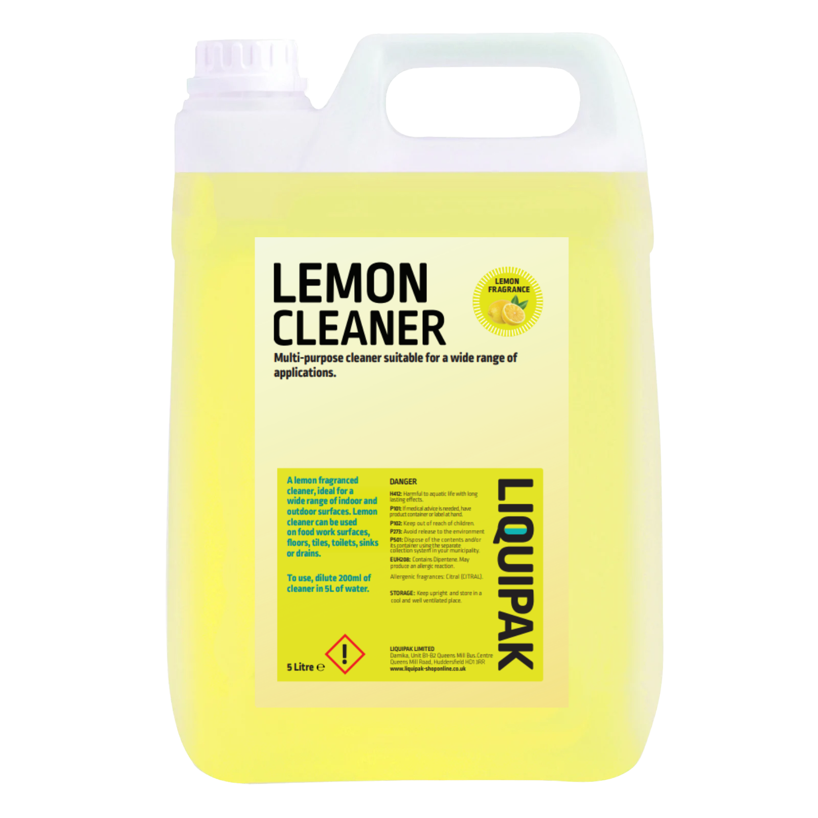 Liquipak | Multi-Purpose Lemon Cleaner 5-20 Litres