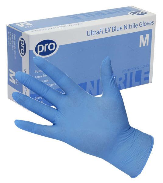 Ultraflex Nitrile Gloves Blue