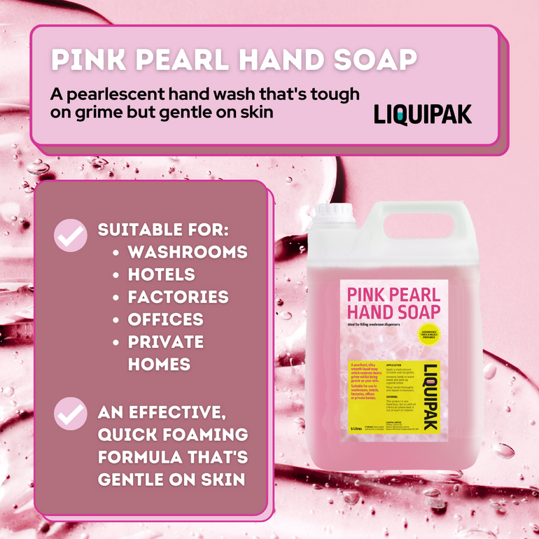 Pink Pearl Hand Soap: Silky Smooth Hand Wash | bulk buy available ...