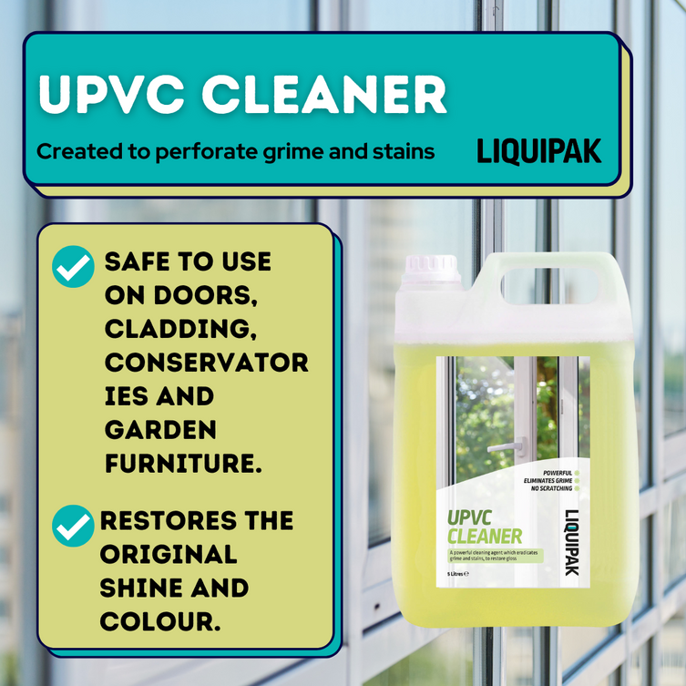 UPVC Doors Windows Cleaner, Solvent Based 5L - 20L | Liquipak – Liquipak