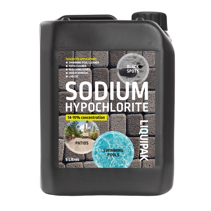Sodium Hypochlorite 14-15% | Patio Cleaner 5-20 Litres – Liquipak