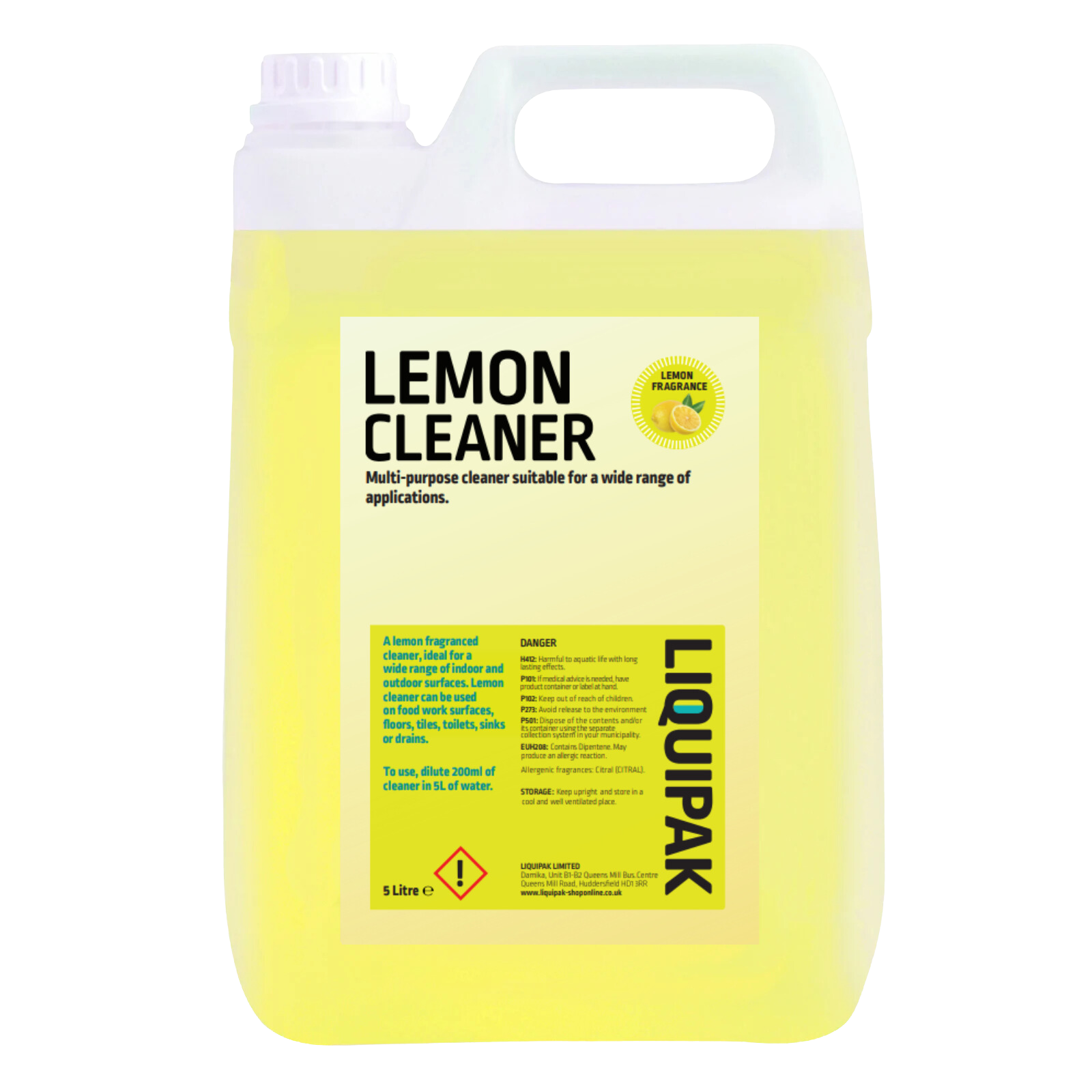 Liquipak | Multi-Purpose Lemon Cleaner 5-20 Litres